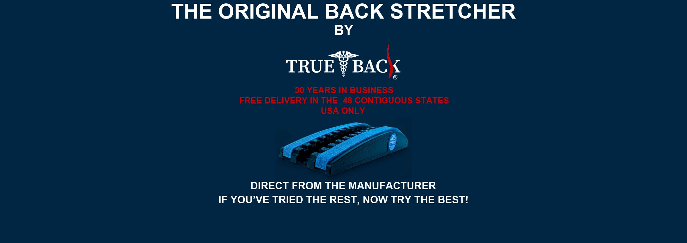 True Back - Non-powered orthopedic traction back stretcher device
